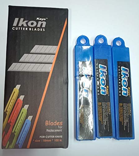 Kayo Ikon Cutter Blade (18mm) Pack of 10 Tube – buysupplies.in
