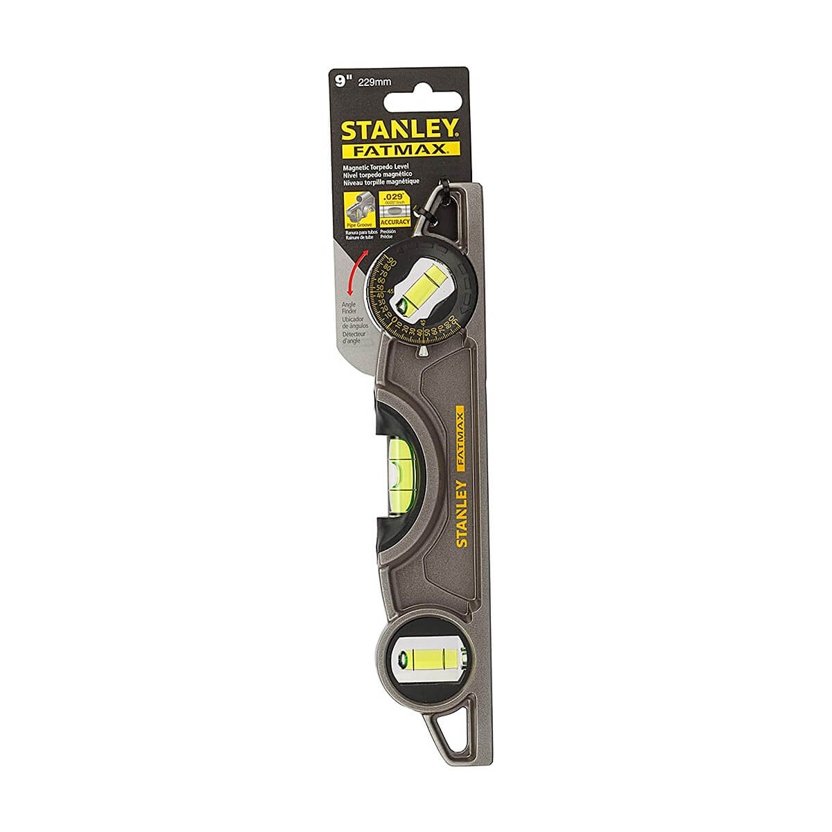 Stanley 0-43-609I Fatmax Xtreme Magnetic Torpedo Level 9inch ...